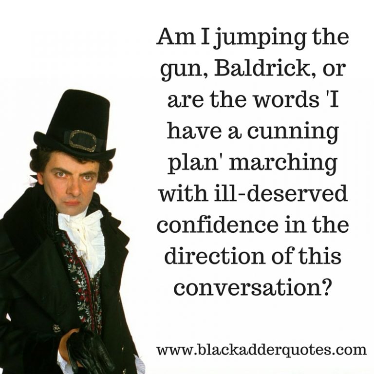 I have a cunning plan - A History of Cunning Plans in Blackadder